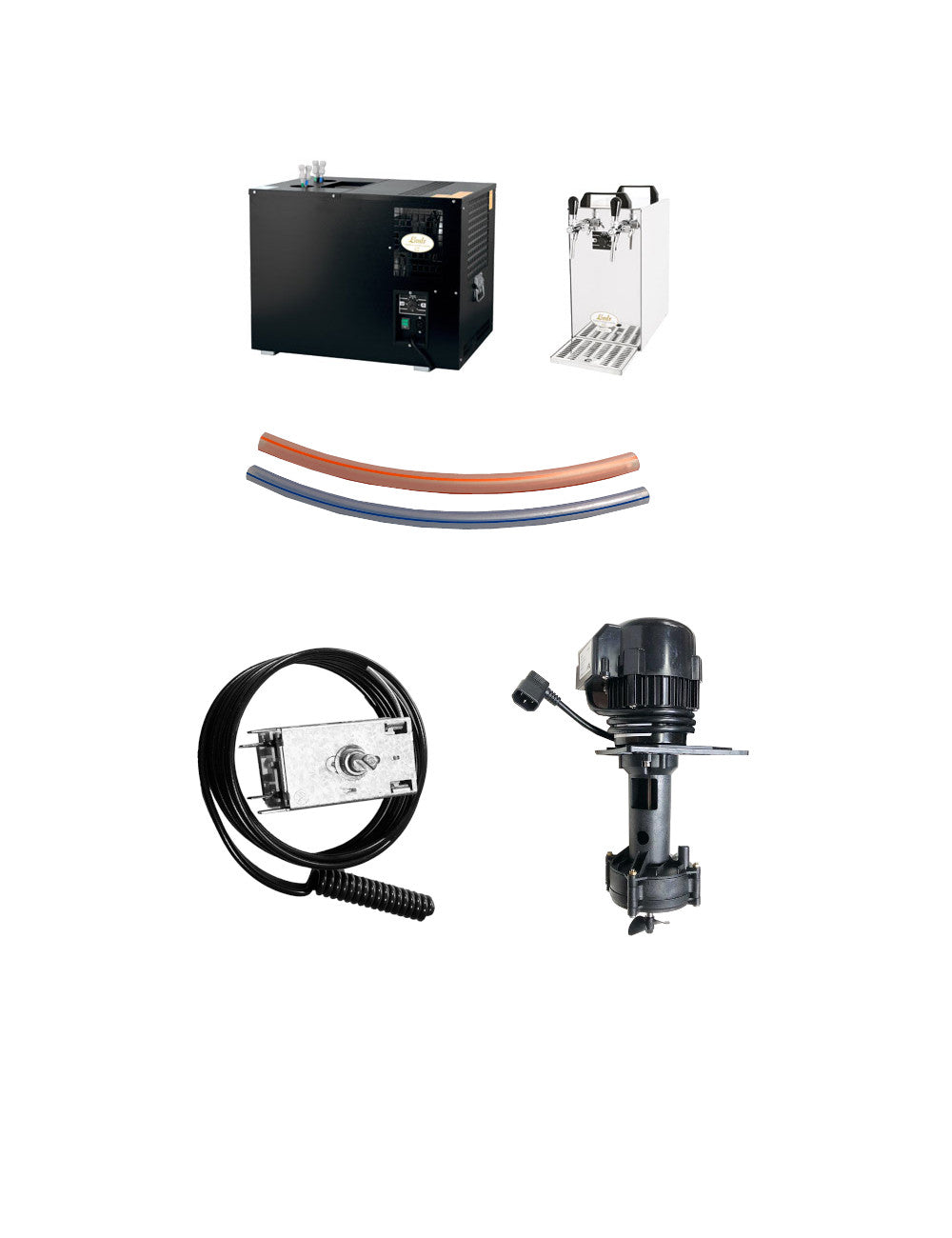Replacement parts for the Lindr Chiller Dispensers