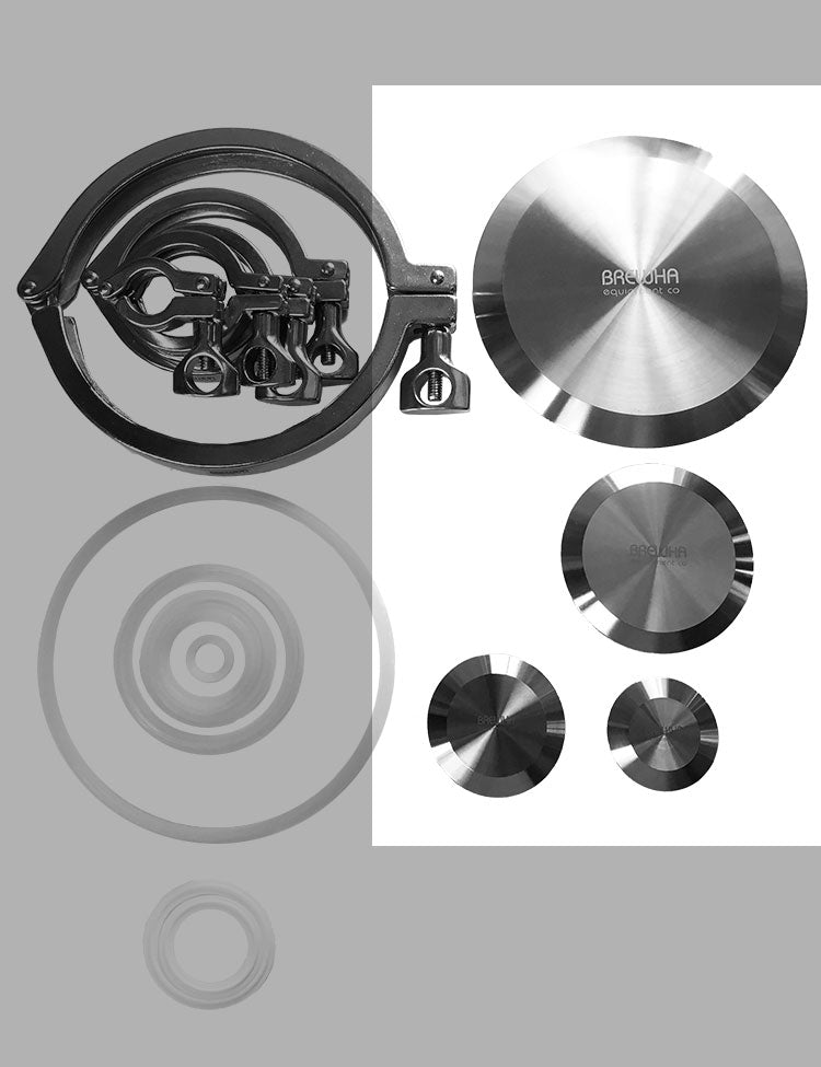 Stainless Sanitary TC Caps